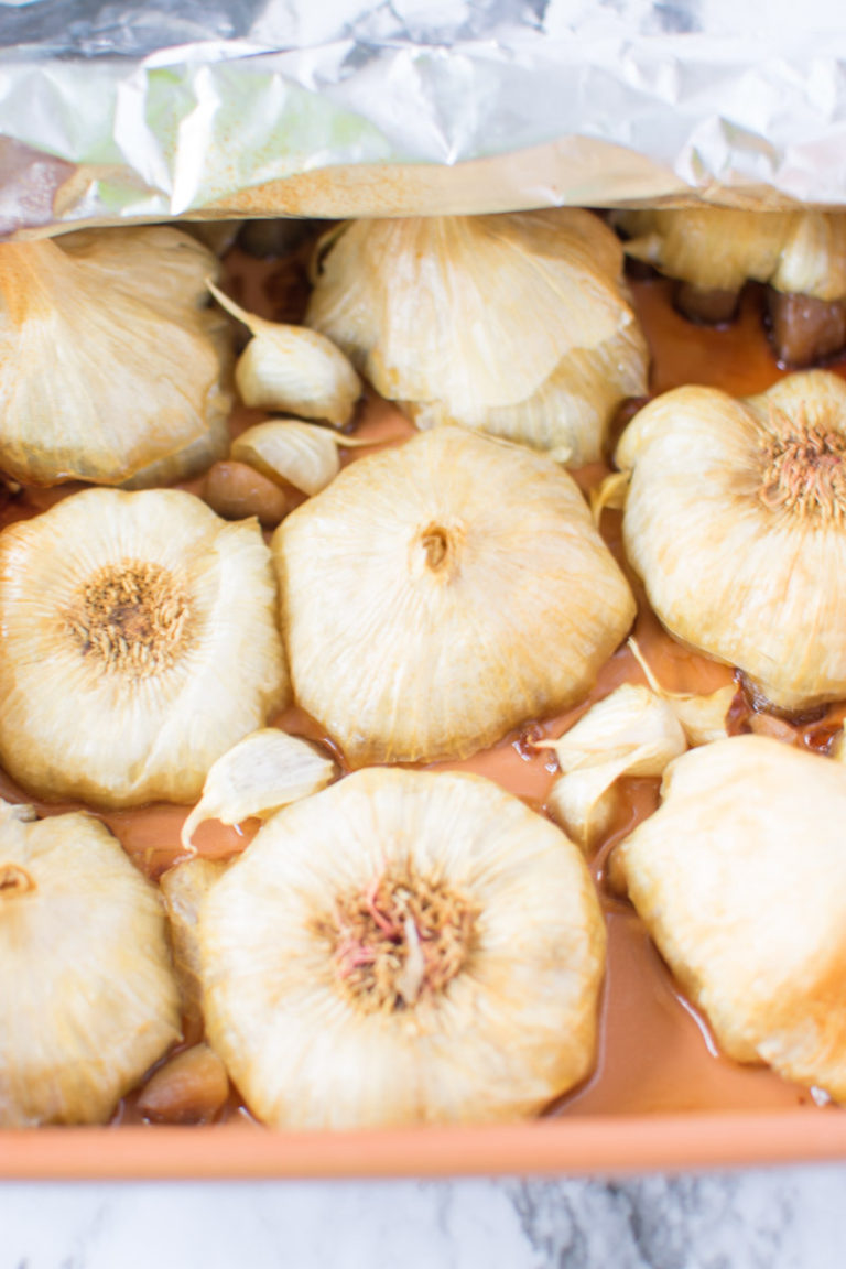 Easy Roasted Garlic Spread - A Sprinkle and A Splash
