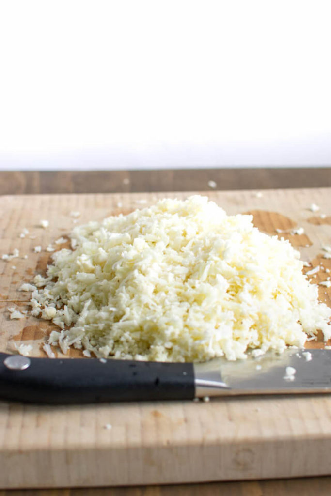How to Make Cauliflower Rice Two Ways - A Sprinkle and A Splash