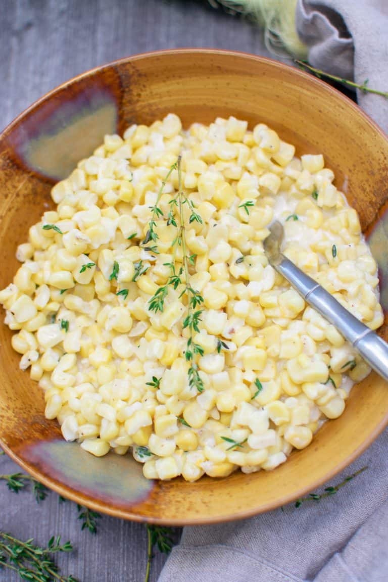 The Best Buttered Sweet Corn with Cream Cheese - A Sprinkle and A Splash