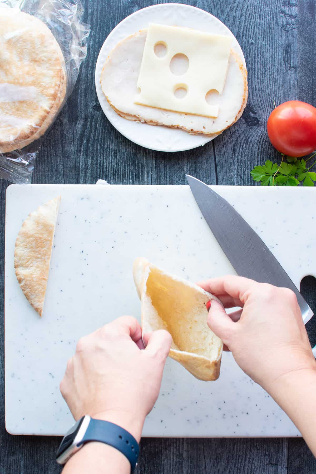 Turkey Sandwich with Cranberry and Cheese - A Sprinkle and A Splash