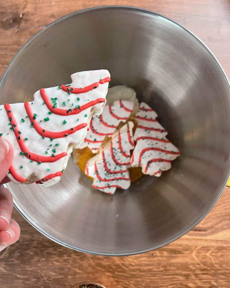 Little Debbie Christmas Tree Cake Dip - A Sprinkle and A Splash