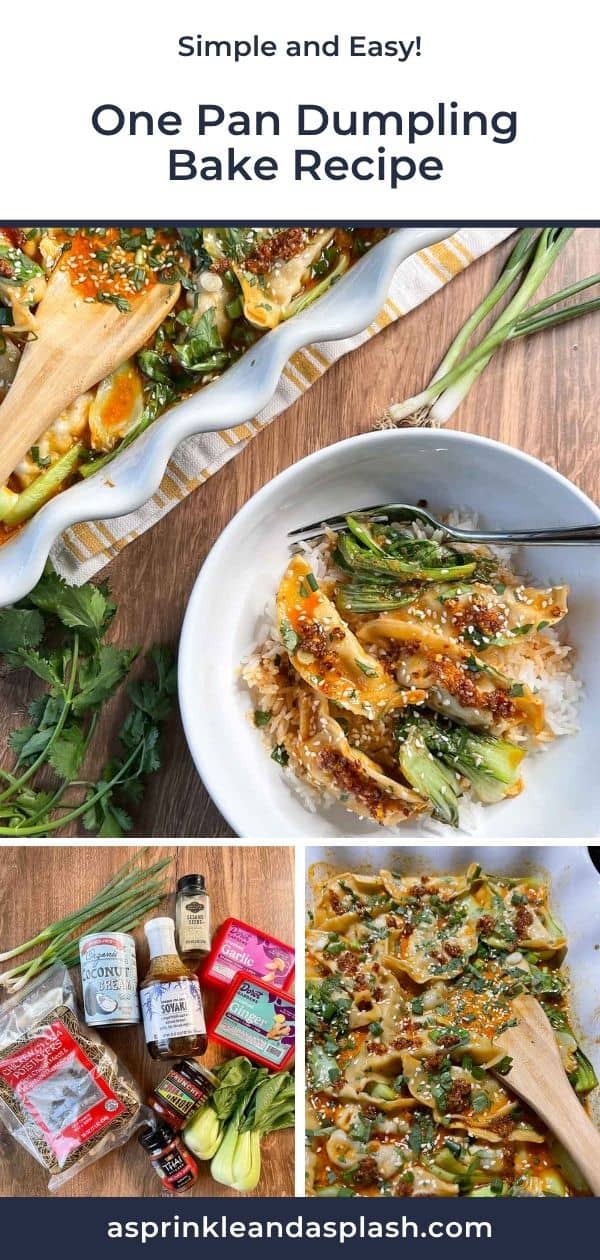 One Pan Trader Joe's Dumpling Bake Recipe - A Sprinkle and A Splash
